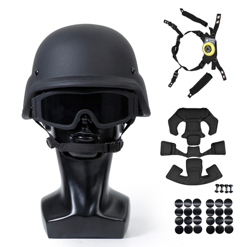 PASGT M88 Helmet-AK （Personnel Armor System for Ground Troops）Black ...